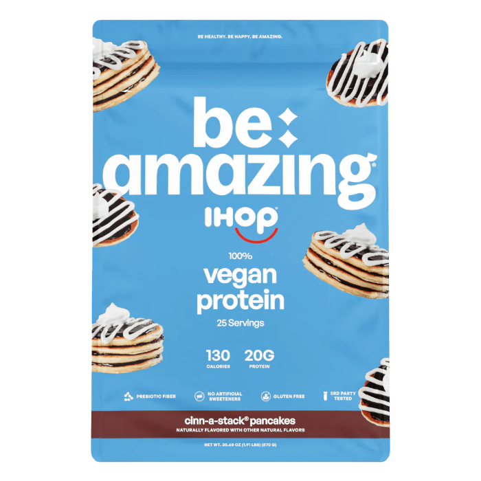 IHOP® Cinn-A-Stack® Pancakes - be amazing / Proteína en polvo