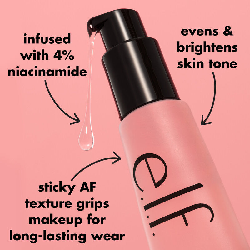 Power Grip Primer 4 Niacinamide Elf Prebase Para Acabado Durade